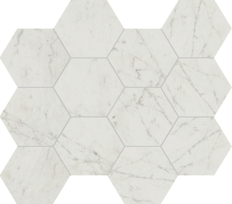 Marmorea Hexagon Carrara – Galleria Ceramica